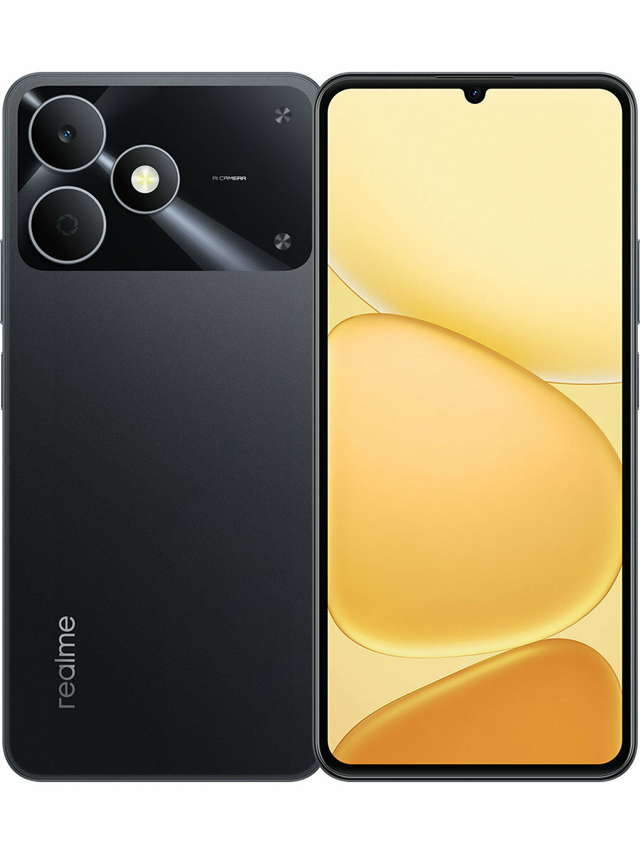 Смартфон realme Note 80 4/128 ГБ Чёрный
