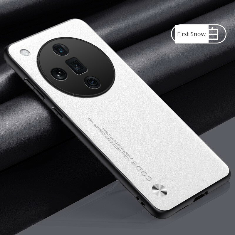 OPPO Find X7 Pro Матовый чехол первый снег белый, полная защита от ударов