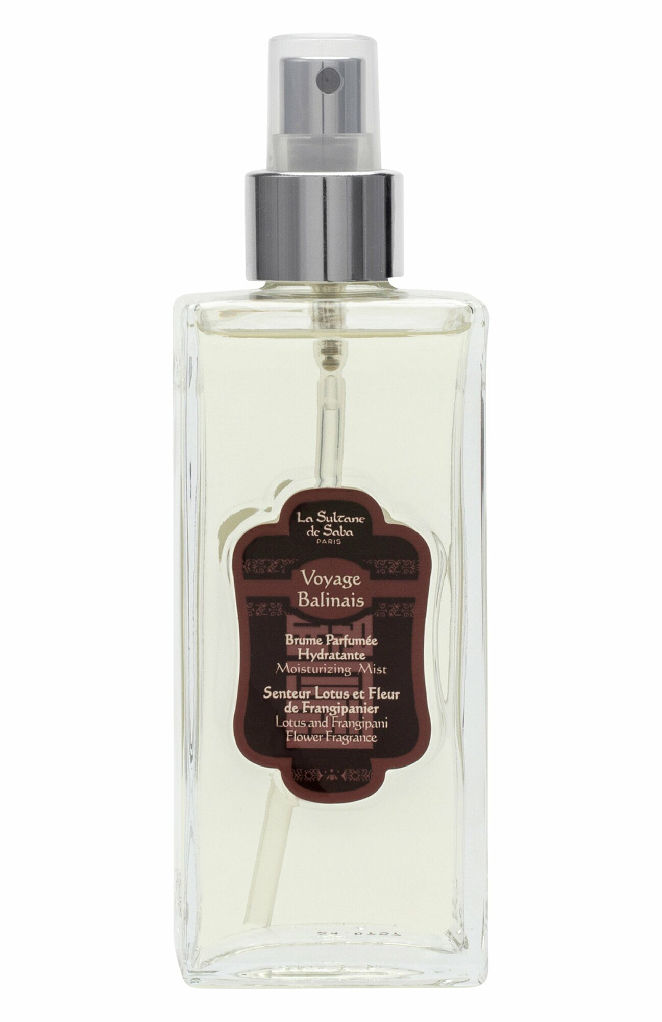 Парфюмированный увлажняющий спрей для тела "Лотос и Франжипани" (200ml) La Sultane de Saba