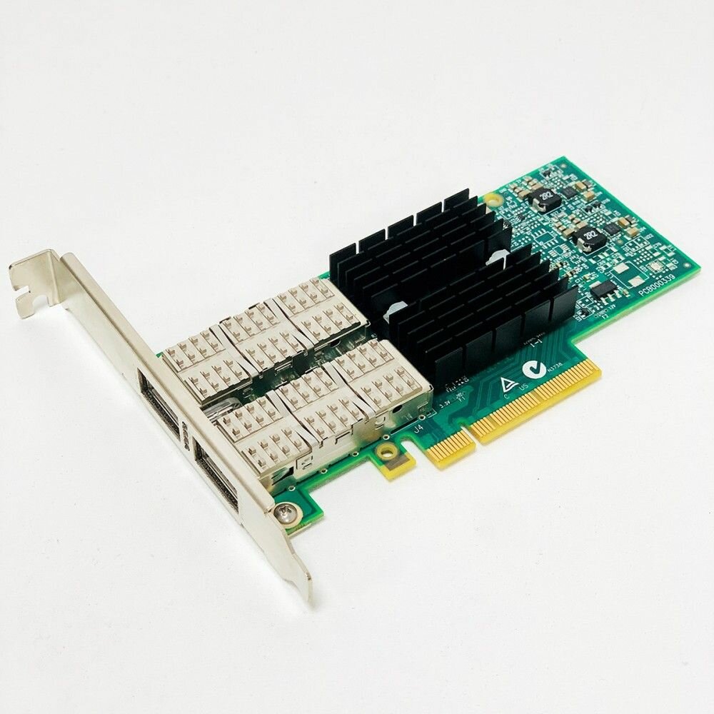 Сетевая карта Mellanox MCX354A-FCBT ConnectX-3 VPI Dual FDR 56Gb/s or 40/56GbE QSFP Port PCIe 3.0 x8 8GT/s