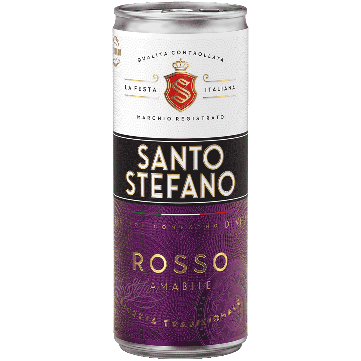 Сидр Santo Stefano Rosso красный полусладкий 0,25 л