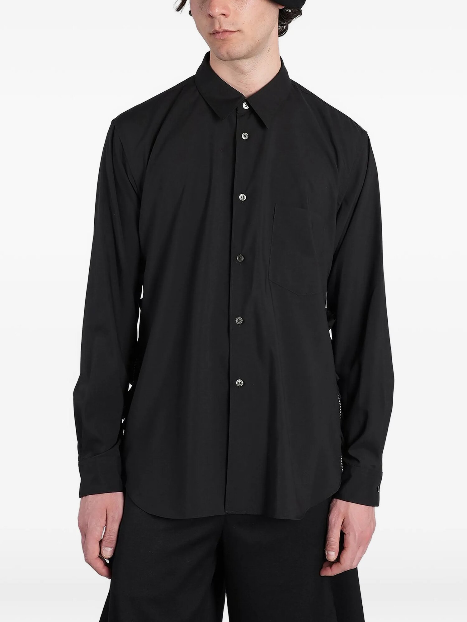 Рубашка Ruffled zip-detail shirt