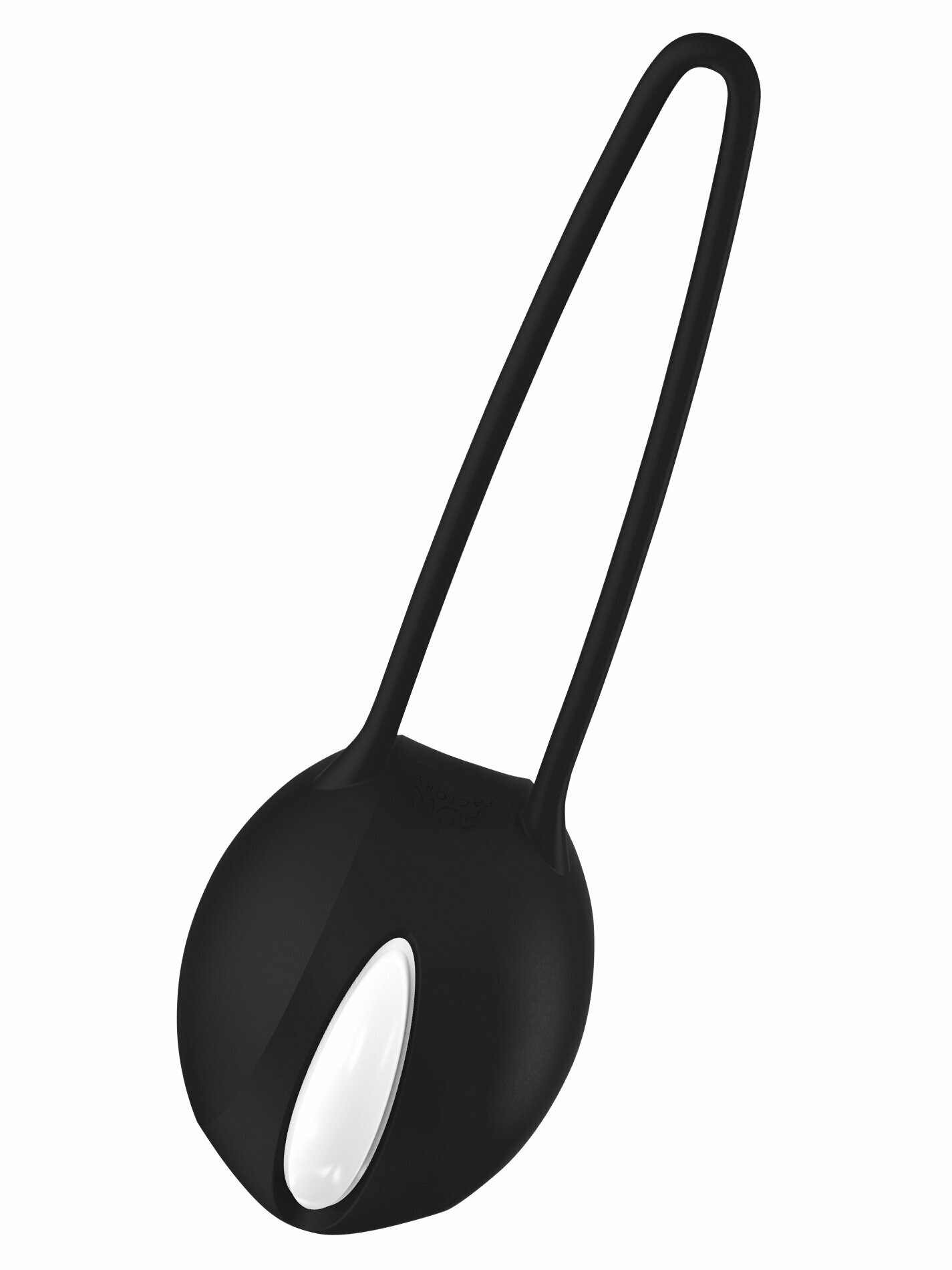 Вагинальный шарик с петлей Fun Factory Smartballs Uno, черный