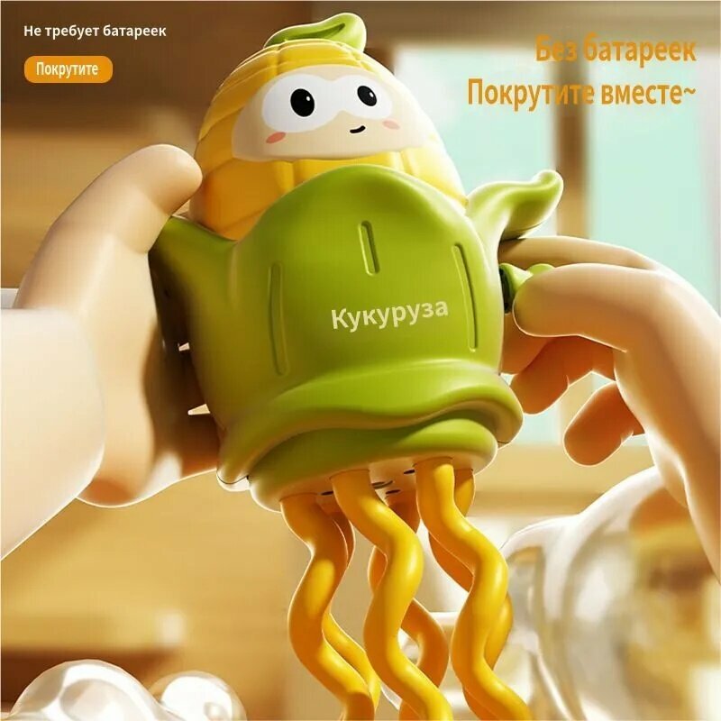 Механический танцующий кукурузный шарик Мяч с пружиной