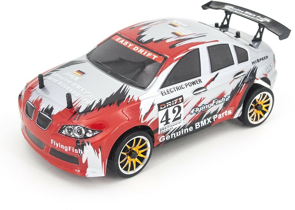 Радиоуправляемая машина для дрифта HSP FlyingFish2 BMW Drift Car 4WD 1:16 2.4G - 94163-16302