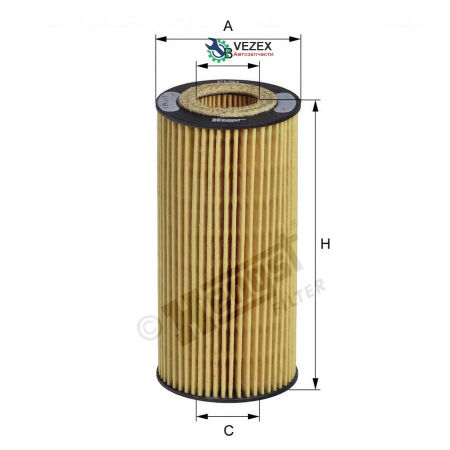 HENGST FILTER E17HD57 фильтрующий элемент масла!\ MB W210/W211/W220 3.0CDi OM613/648 99>