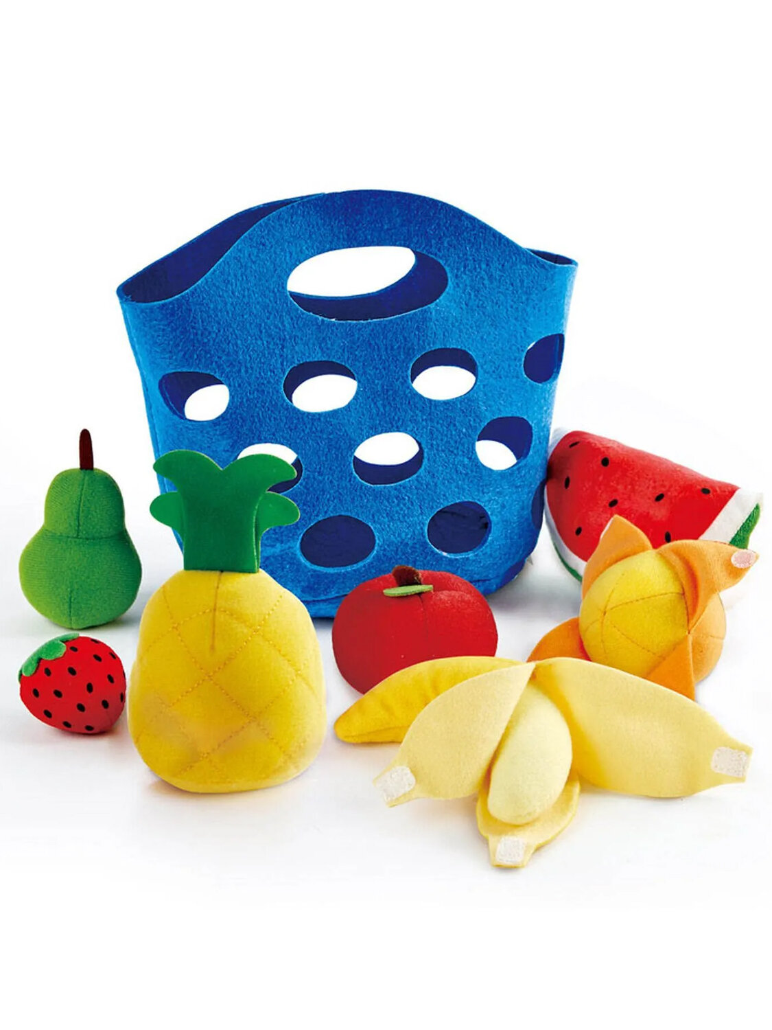 Игровой набор HAPE «Корзина с фруктами» текстиль, для детей от 1,5 лет