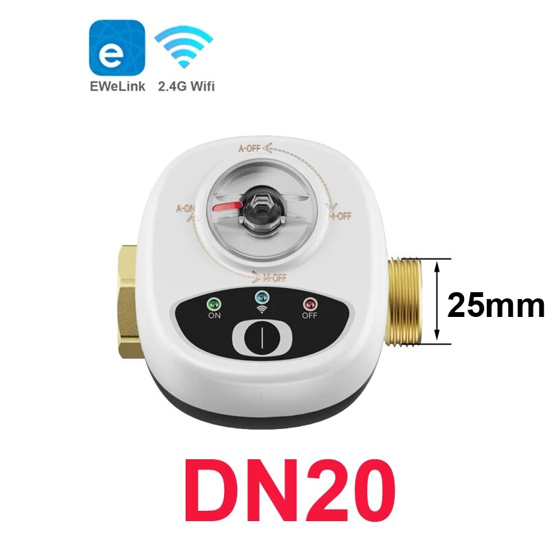Smart WiFi Водяной Клапан EweLink DN20