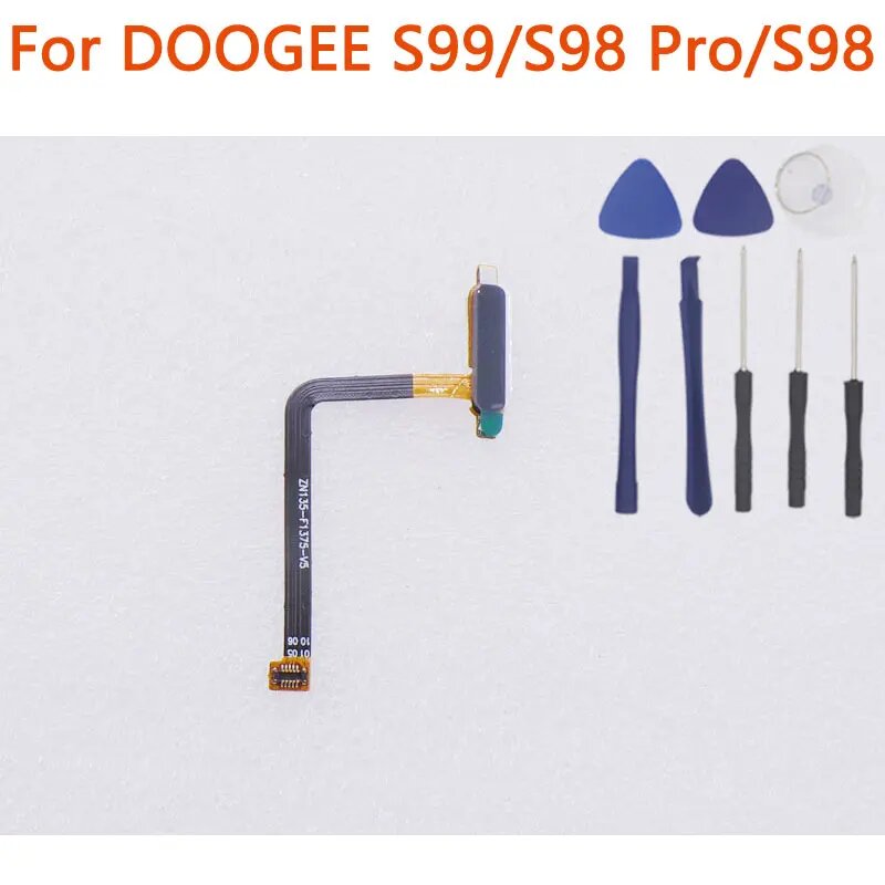 DOOGEE S98/S98 Pro/S99 кнопка отпечатка пальца, серый кабель
