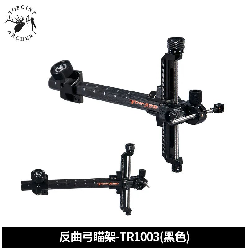 TOPOINT TR1003 изогнутый прицел для лука Черный, black Right Hand
