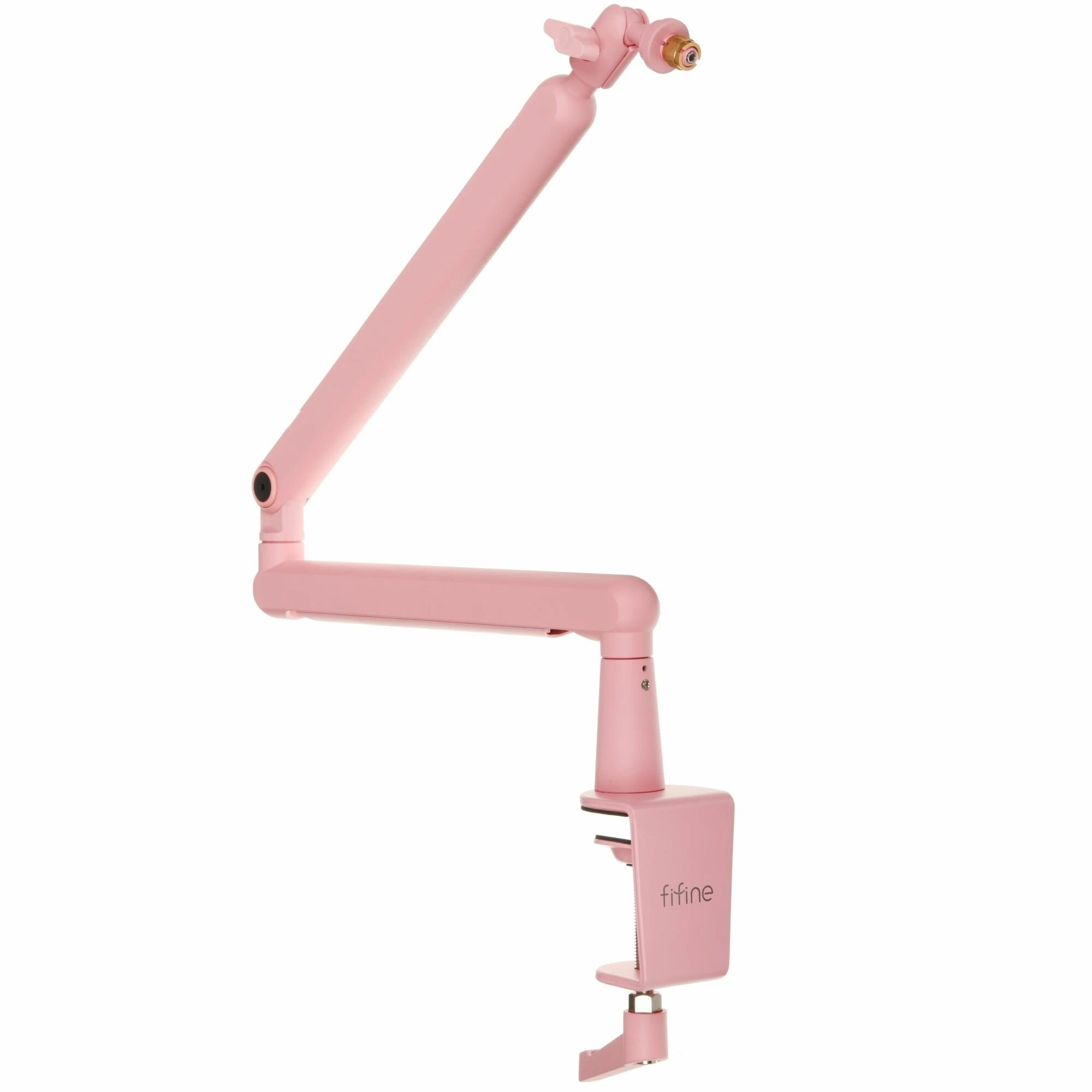 Настольный кронштейн-стойка(пантограф) для микрофона, FIFINE BM88P, Pink