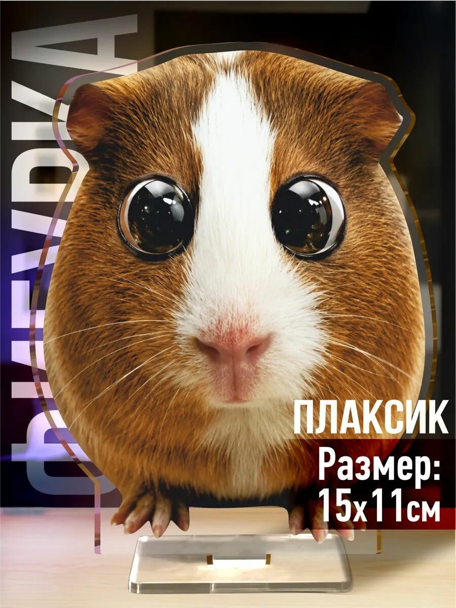 Акриловая фигурка Плаксик морская свинка мем