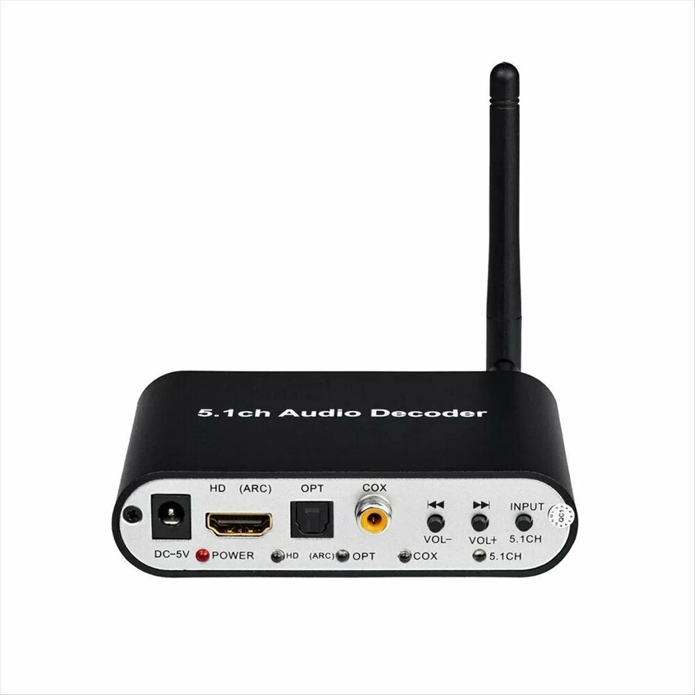 DAC651C 5.1 Аудиодекодер Bluetooth 5.0 Ресивер Вилка ЕС