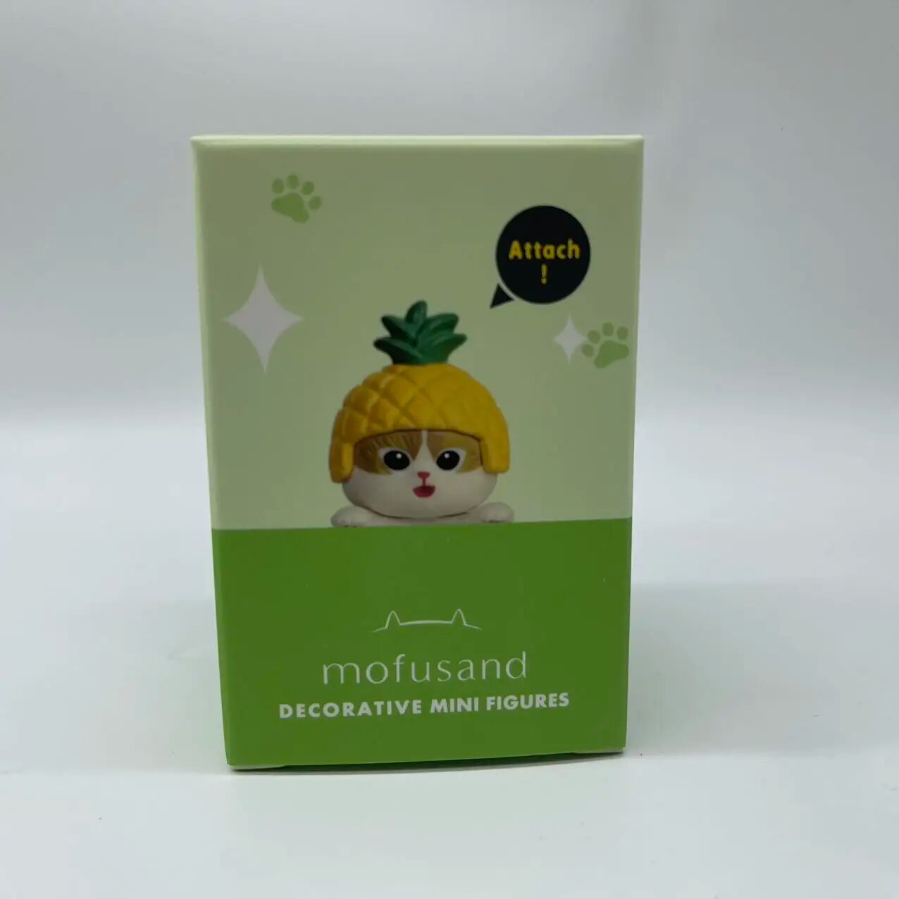 Mofusand Кошка в костюме ананаса, мини-фигурка, цвет: Random