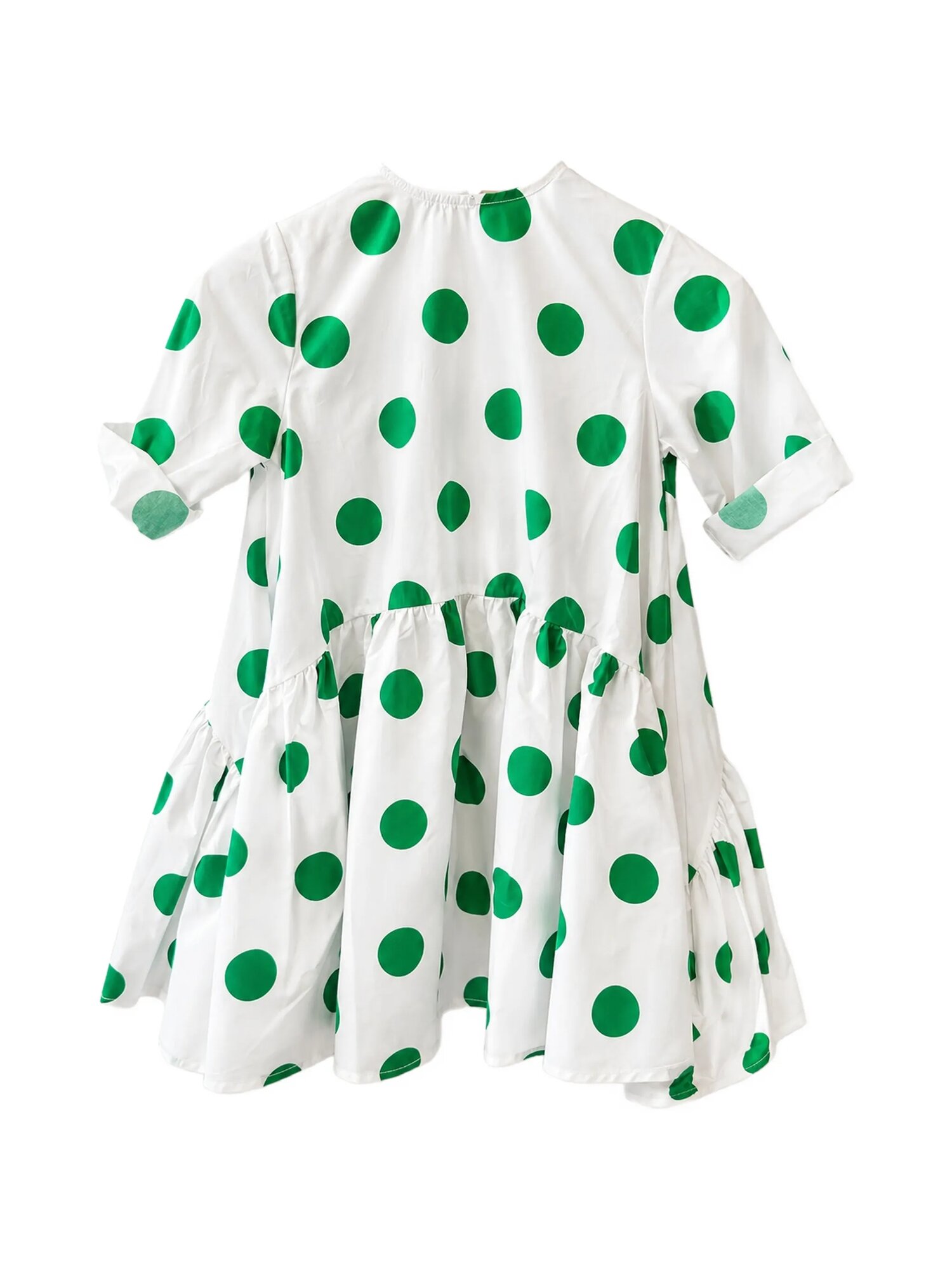 Платье Polka-dot ruffled dress