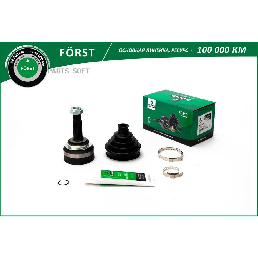 BRING BOC1039 Шрус SKODA Favorit (90-94), Felicia (94-98) (наруж.) [22/22] () B-RING FORST