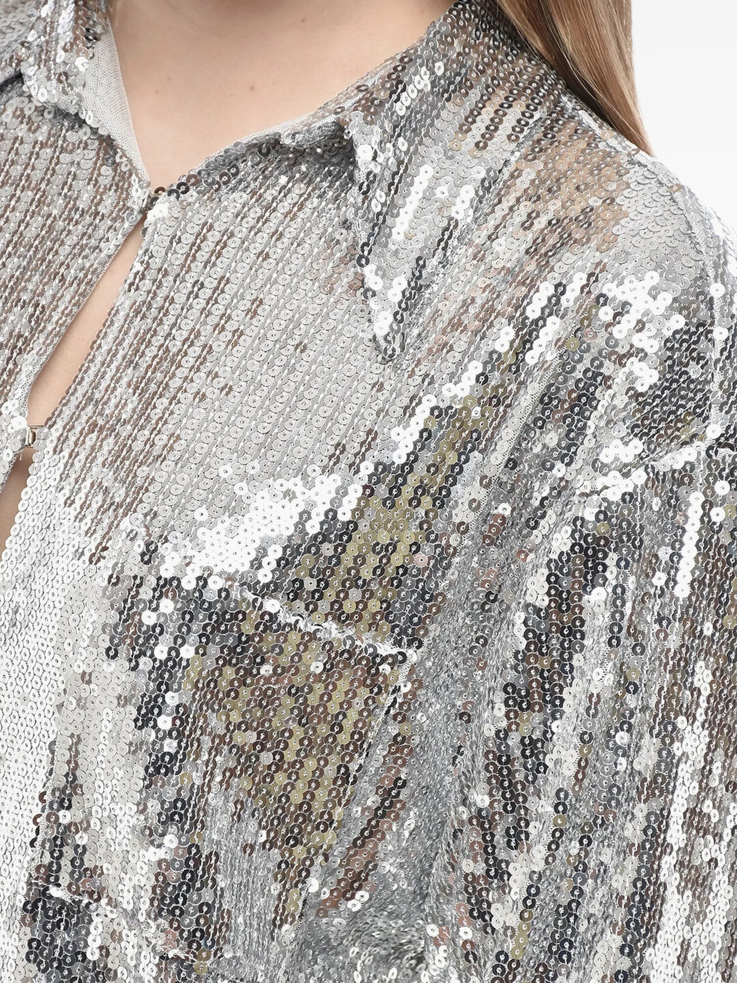 Рубашка Sequin-embellished shirt