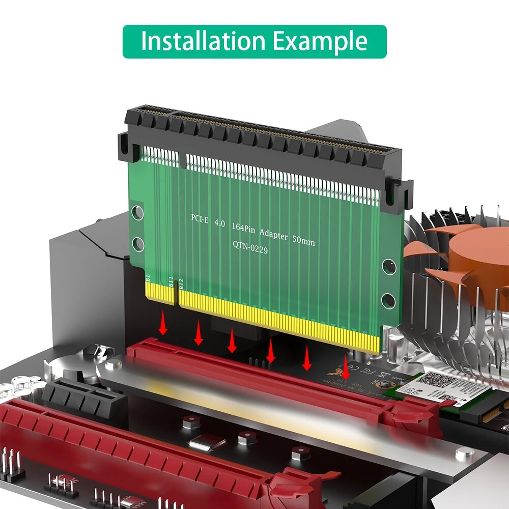 Райзер PCI-E TISHRIC PCI Express 4.0 16X — фото 1