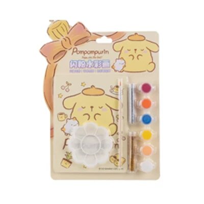 Набор для рисования MINISO: серия Sanrio, акварельные краски с блестками, DIY, для детей и всей семьи, рукоделие