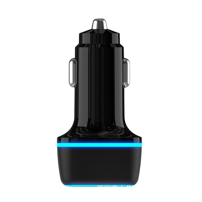 Автомобильное зарядное устройство USB-C, 43W, мини адаптер для прикуривателя, быстрая зарядка, 12V, черный