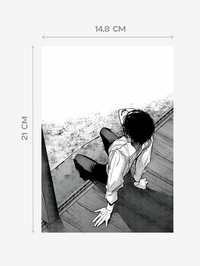 Блокнот А5 Аниме Токийский гуль Tokyo Ghoul, на кольцах, в точку