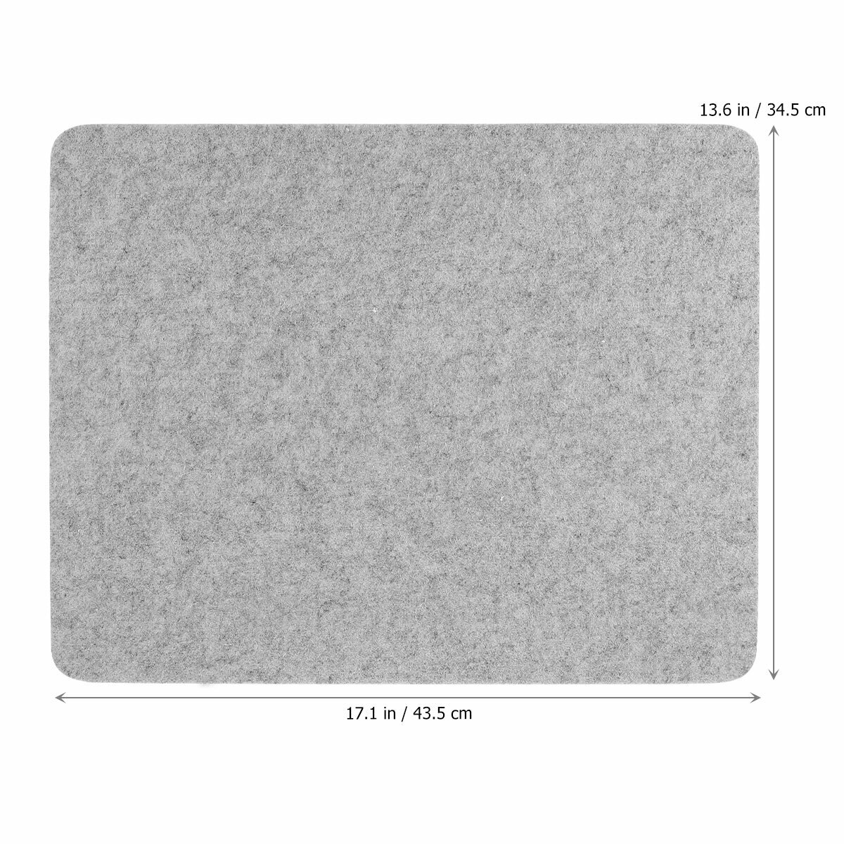 Подушка Для Утюжения Из Шерсти Светло-Серого Цвета 43.50X34.50X1.50Cm