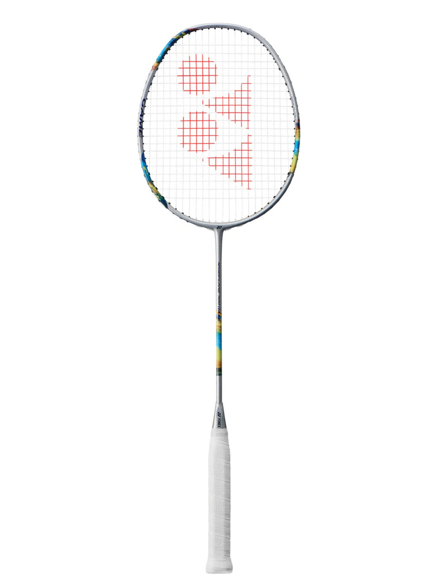 Ракетка для бадминтона Yonex Nanoflare 700 Game с натяжкой, Silver/Blue, 4U/5G