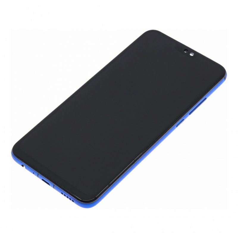 Дисплей для Huawei Honor 8X 4G (JSN-L21) Honor 8X Premium 4G / Honor 9X Lite 4G (в сборе с тачскрином) в рамке, синий, AA