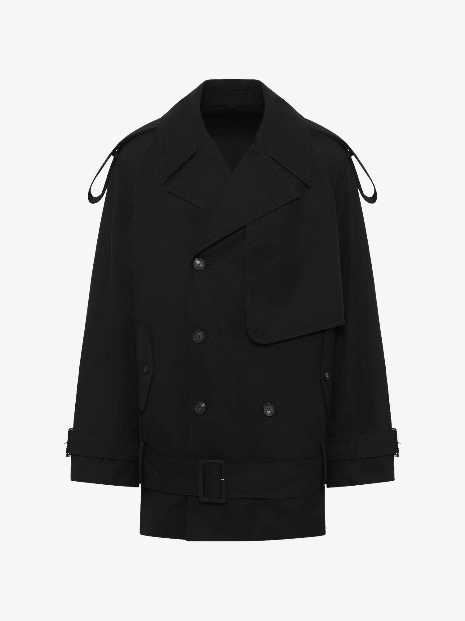 Пальто Double-breasted unlined trench coat