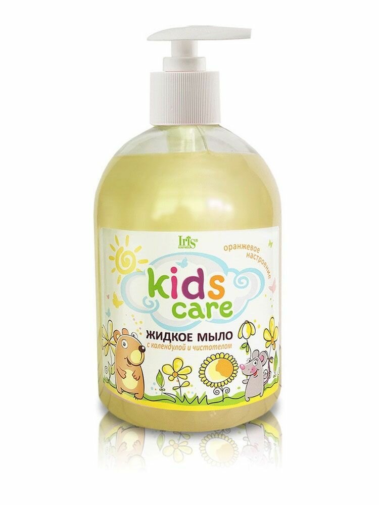 Iris Cosmetic Жидкое мыло Kids Care с календулой и чистотелом, 500 мл