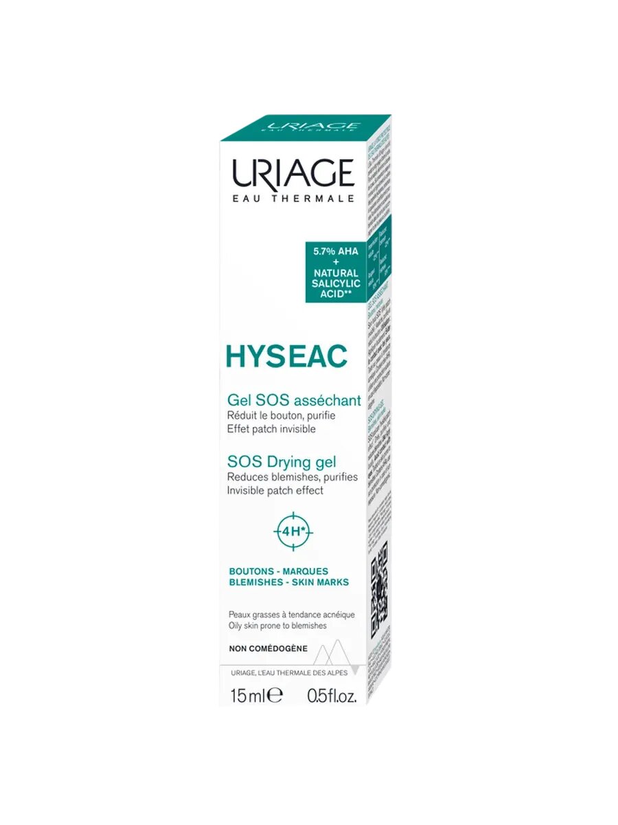 Uriage Hyseac Подсушивающий SOS-гель локального действия для лица 15 г 1 шт