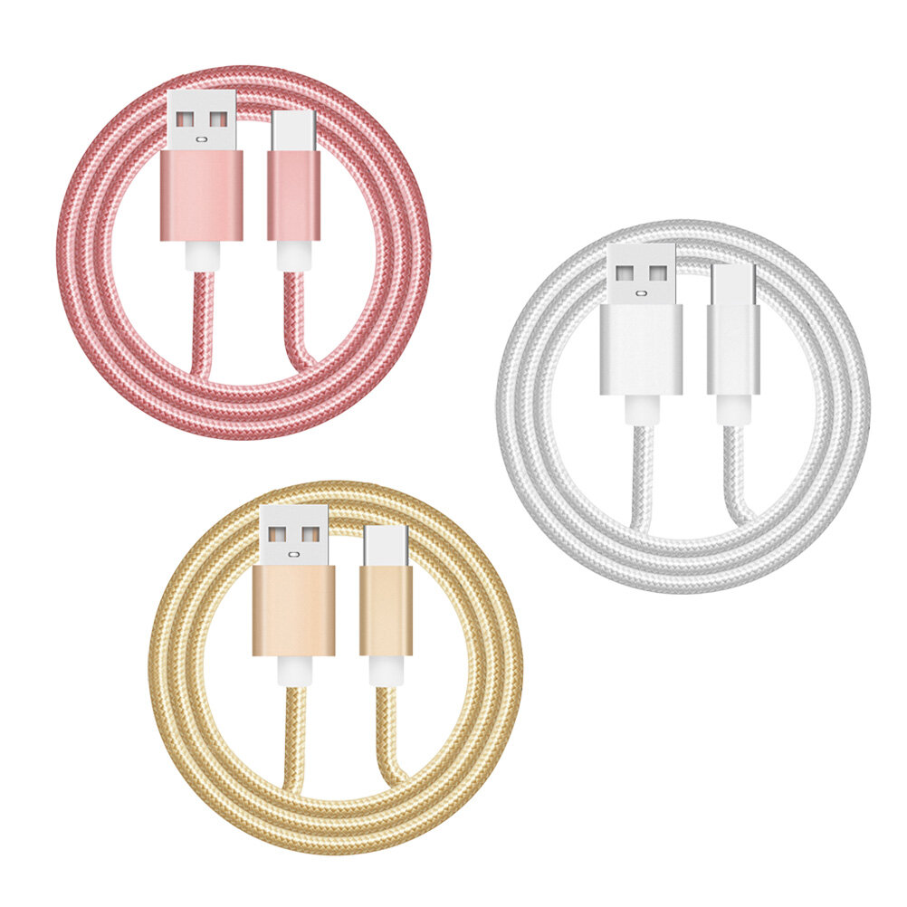 3 ШТ 0.25 Метра USB Type C Кабель Для Быстрой Зарядки И Передачи Данных Сплетенный Дизайн
