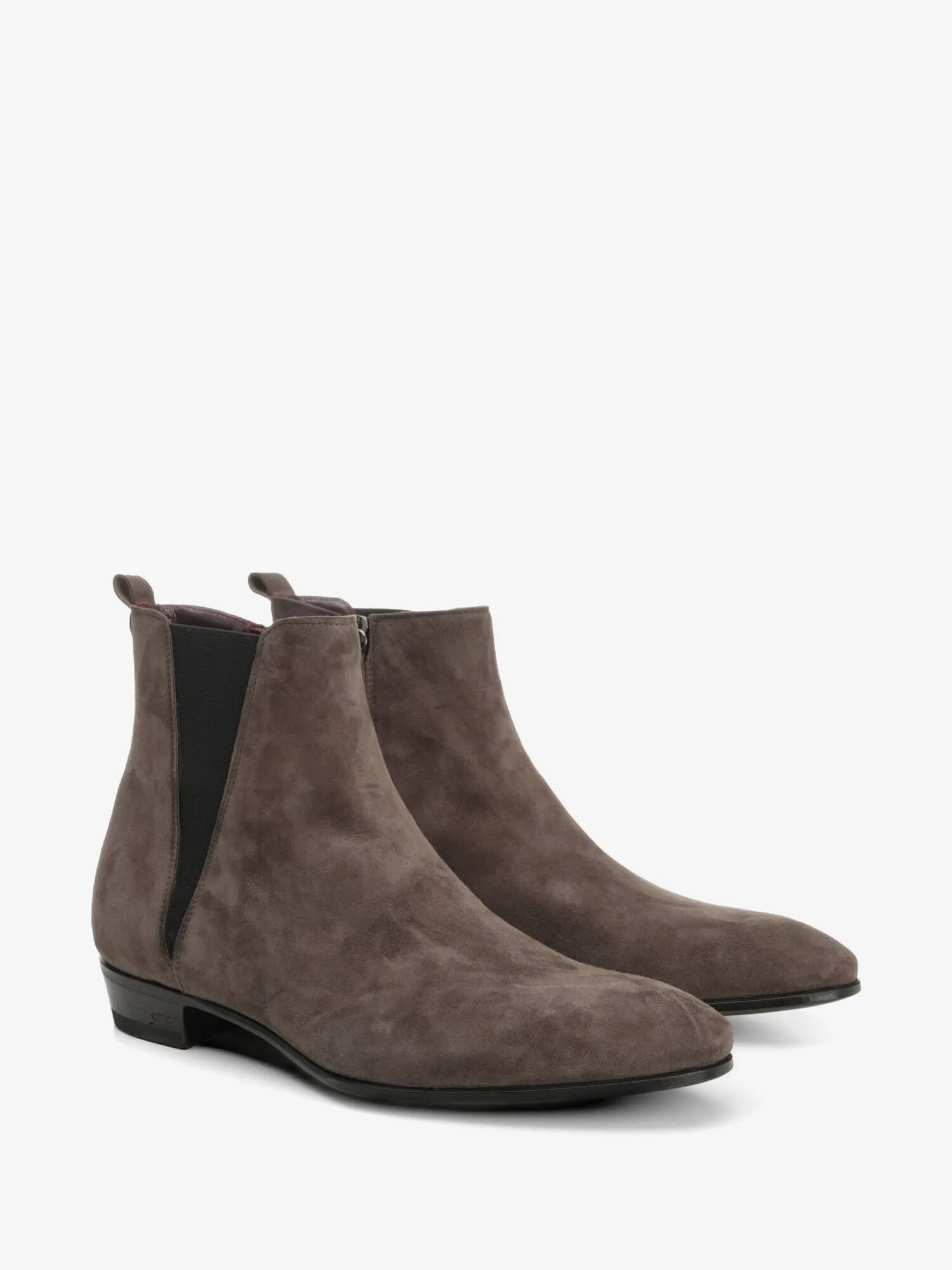 Ботильоны Lidfort Suede zip-fastening ankle boots, размер 8, серый — фото 1