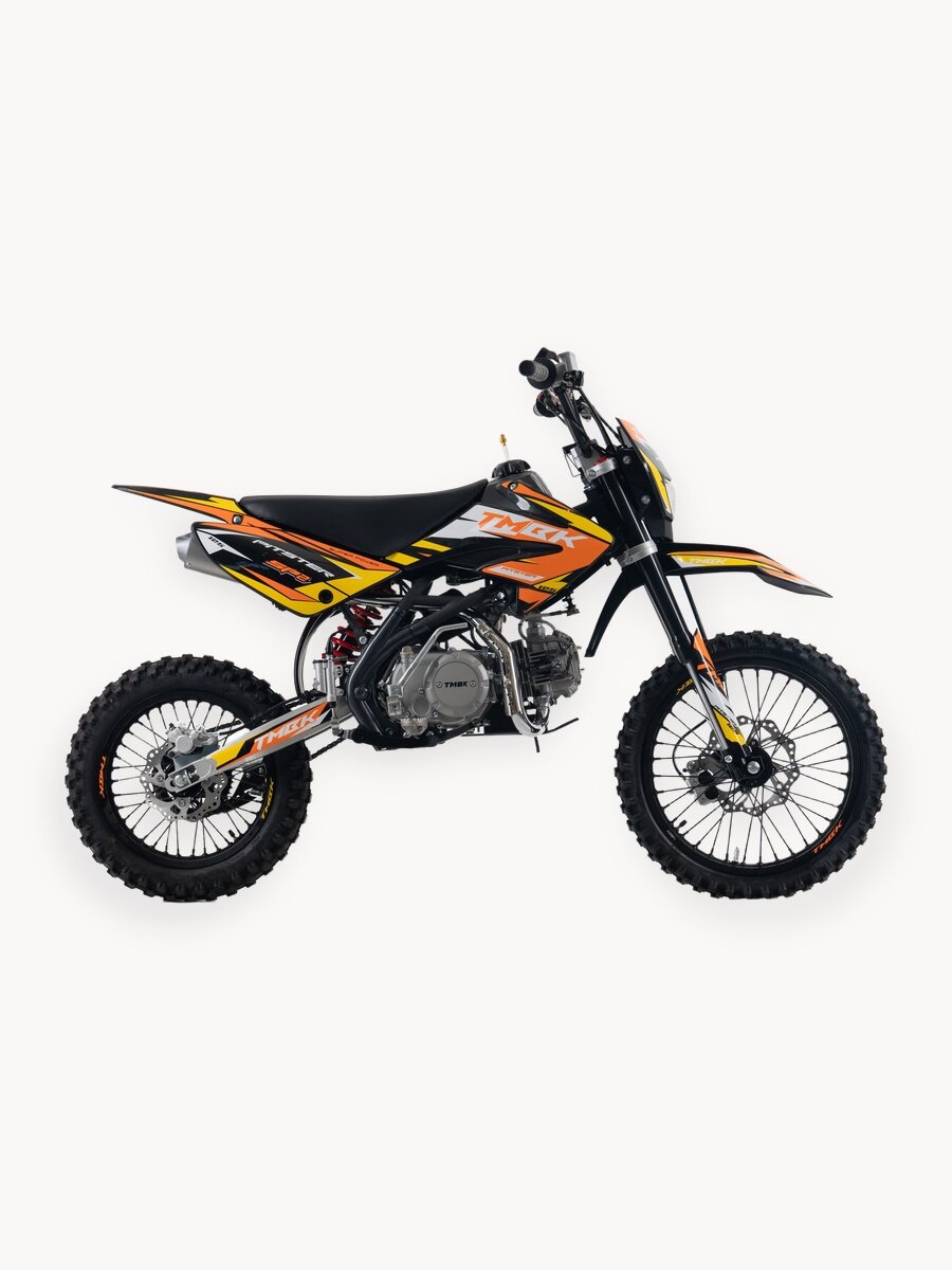 Питбайк TMBK Pitster SP2, двигатель 125см³, мощность 10 л. с, 4-х тактный, электростартер