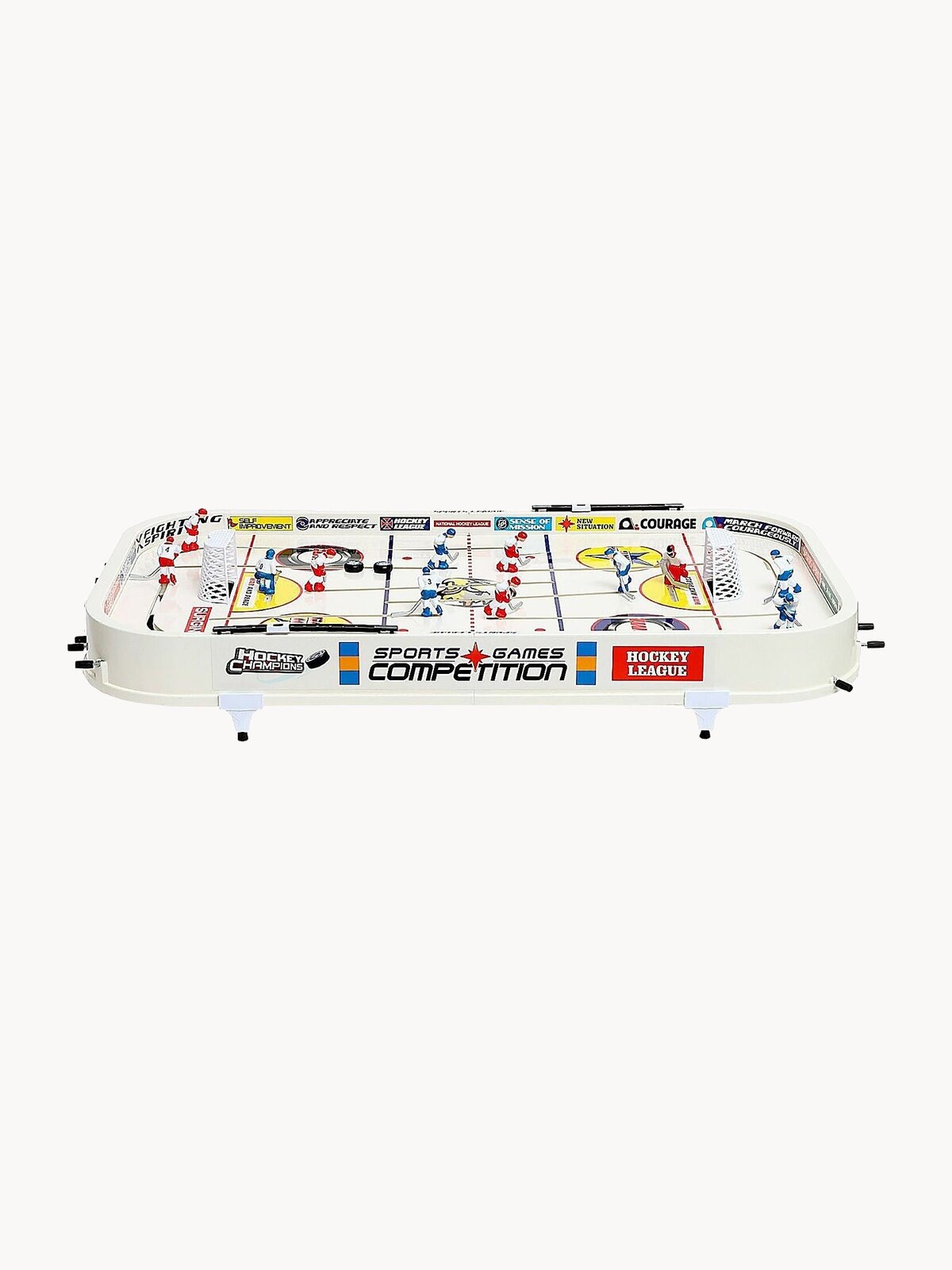 Настольный хоккей «Плей-офф» для детей: набор с игровым полем на ножках (развивает ловкость)
