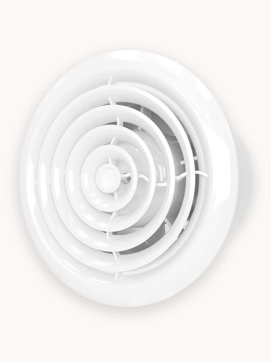 Вытяжной вентилятор ERA FLOW 4 S C BB ABS пластик 100 мм, 14Вт, белый