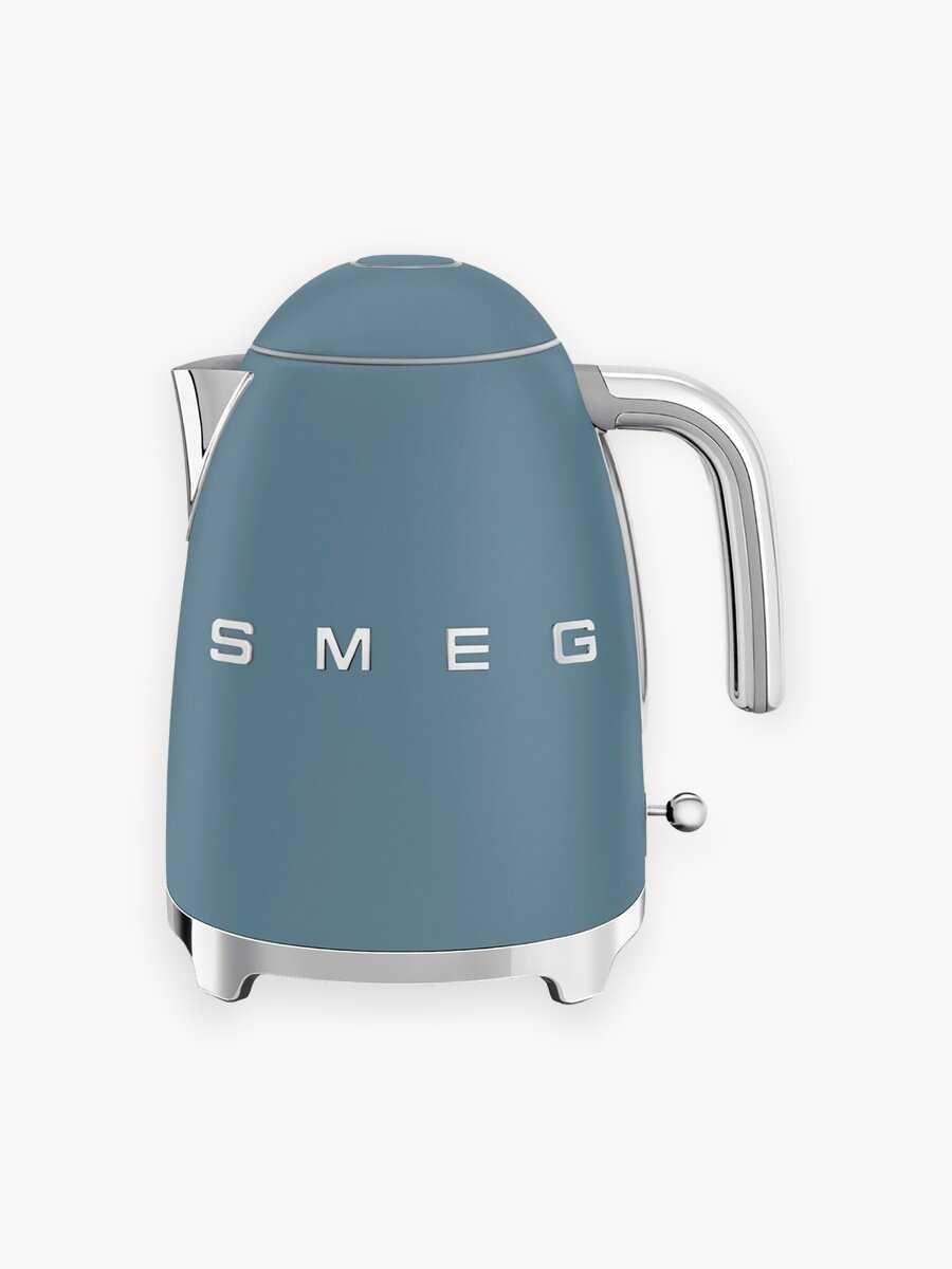 Электрочайник Smeg "KLF03SBMEU", 1,7 л, 2400 Вт, блокировка включения без воды