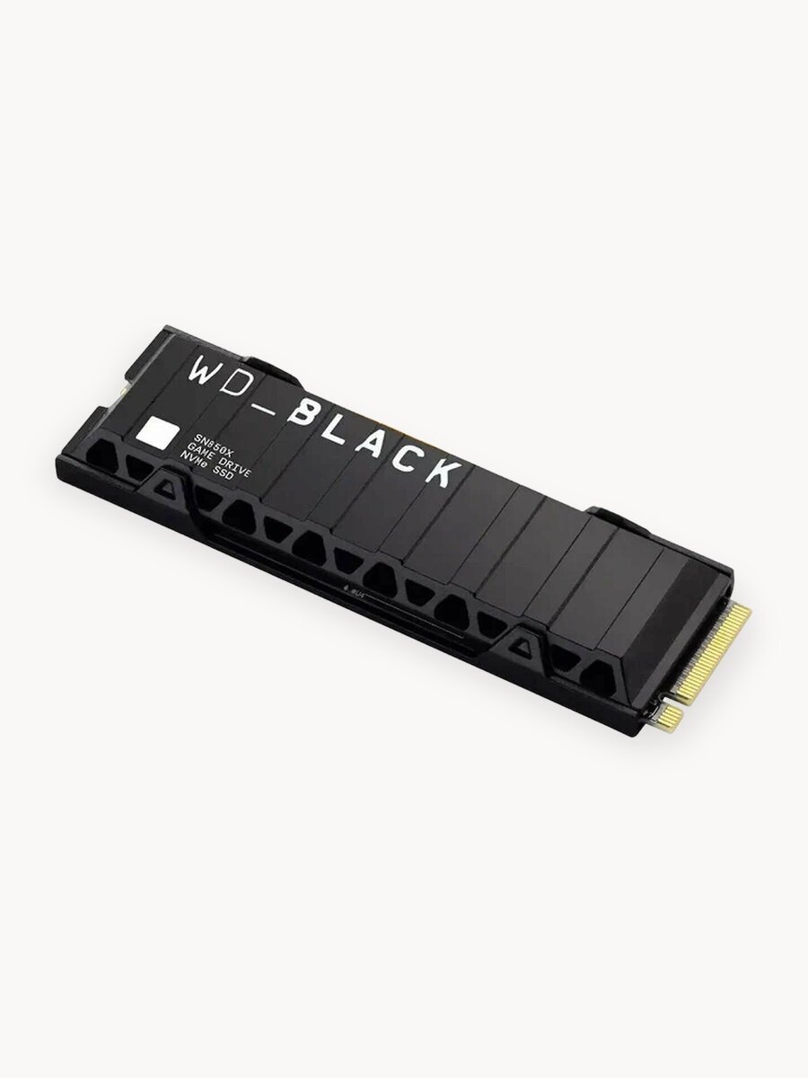 Жесткий диск SSD M.2 4Tb Western Digital WD Black SN850X Heatsink, 7300/6600MBs, TLC, 2280, PCI-E4.0x4 (WDS400T2XHE)