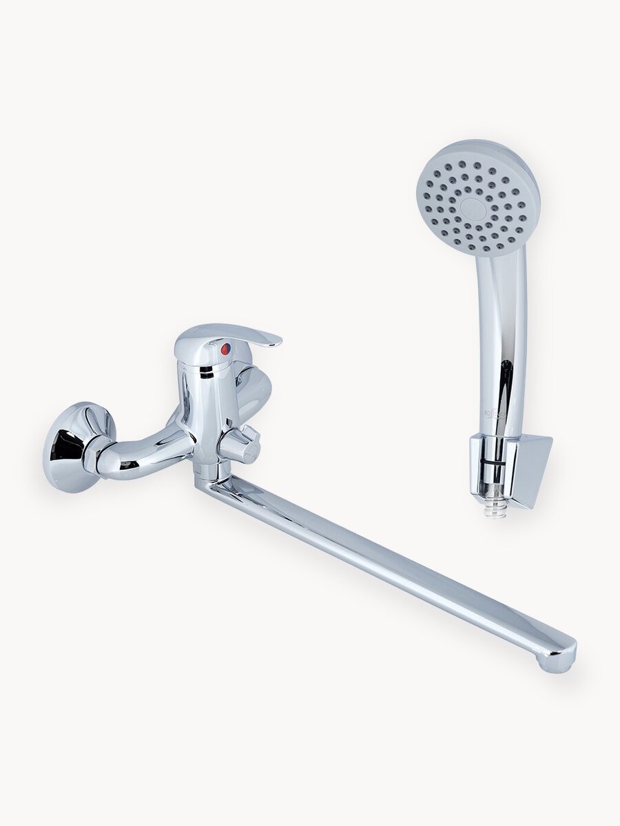 Смеситель для ванны Rossinka Y35-32, с плоским изливом 32 см, латунь