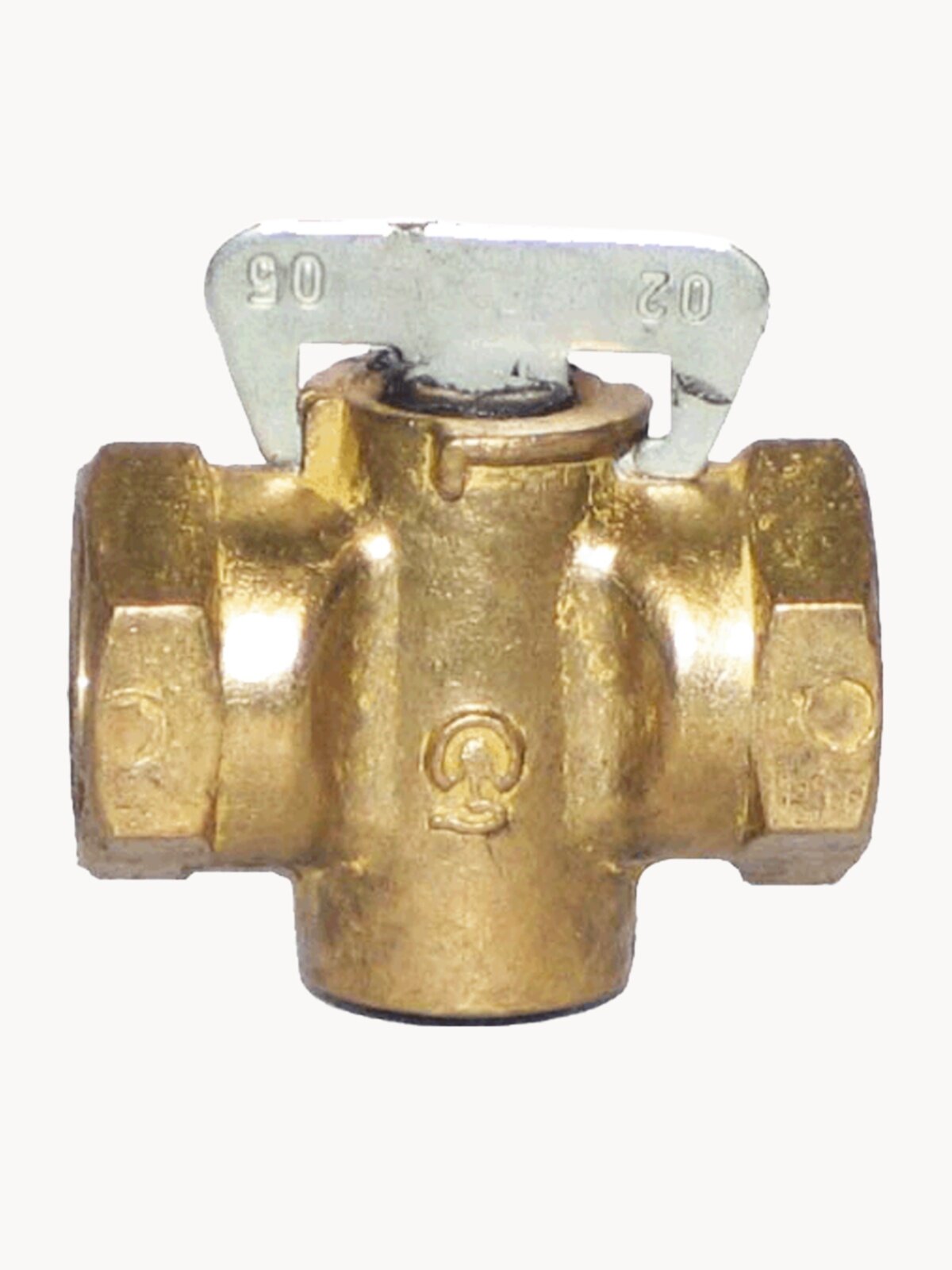 Кран конусный латунь ГАЗ 11Б34БК(11Б12БК) РУ0,1 ВР цветлит