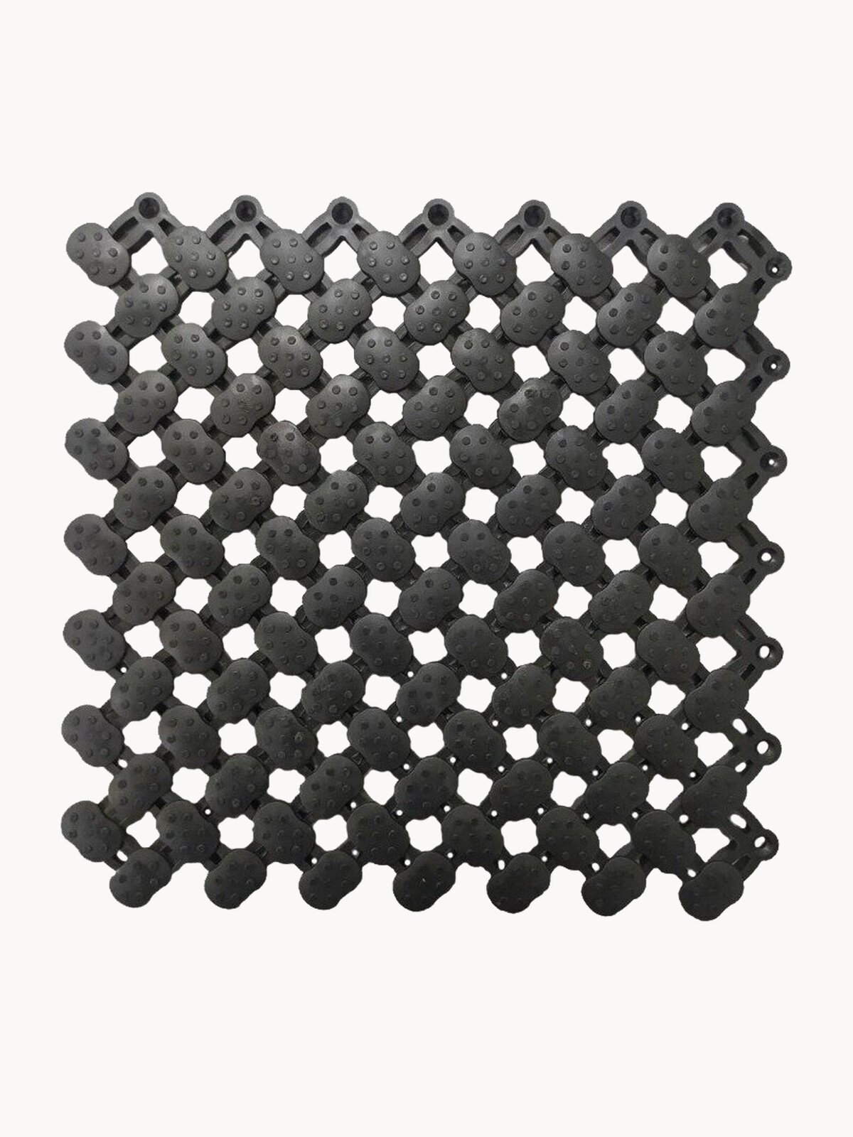 Модульное противоскользящее покрытие для бассейнов и саун Lagune, 1м2, серый