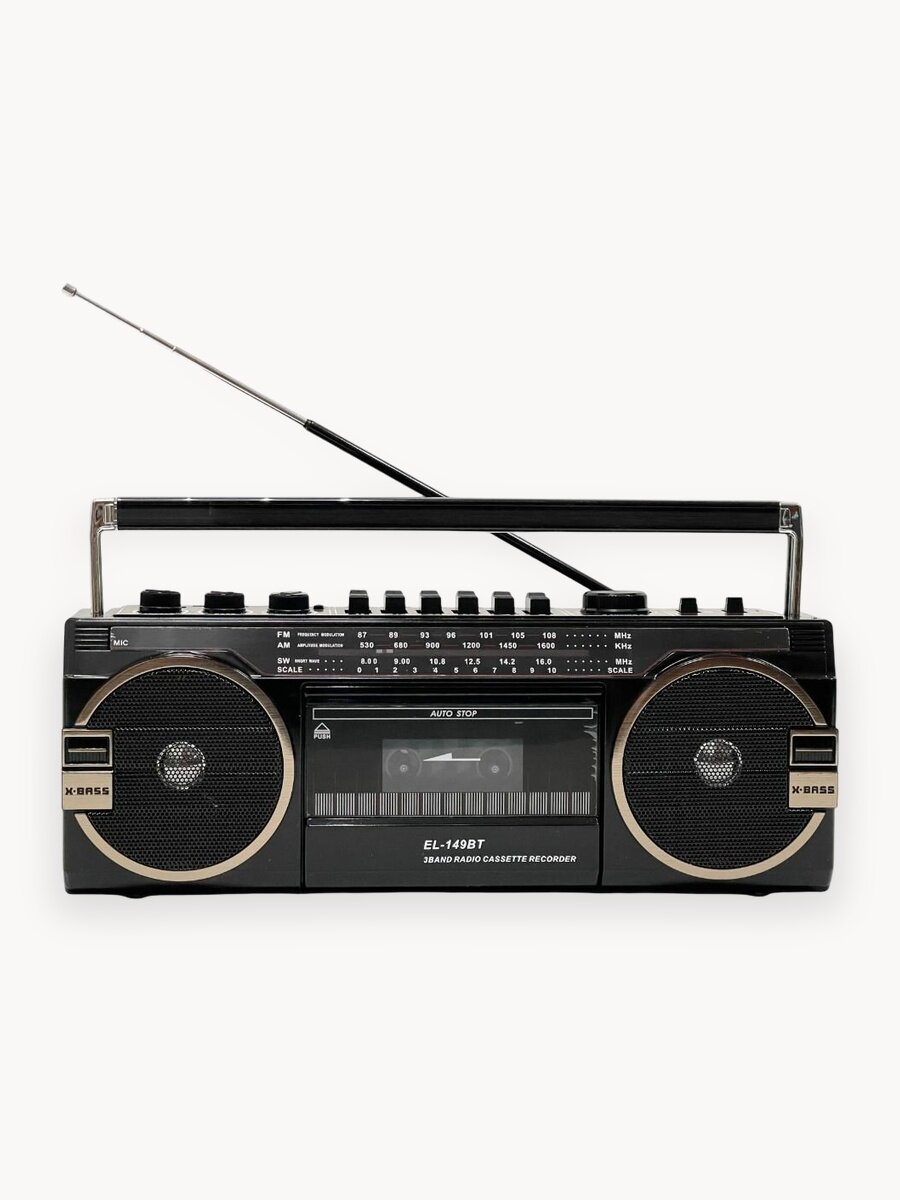 Радиоприёмник/Ретро радио/Блютуз колонка/149/BLACK