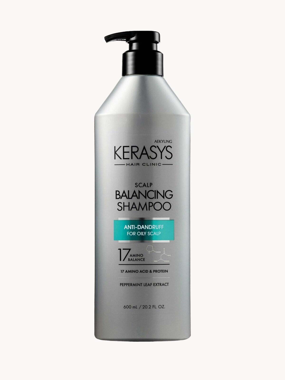 Kerasys Лечебный Шампунь от перхоти для жирных волос с мятой 600 мл, Корея