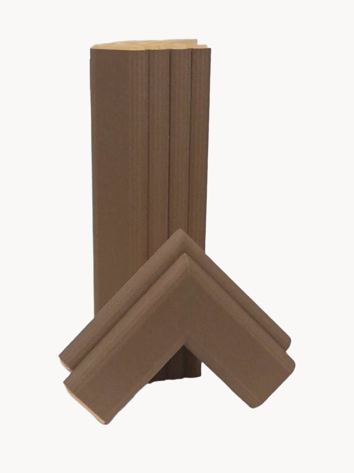 Оконные Откосы Утеплённые, Фасадные, Набор на окно(углы в комплекте), цвет Светло-коричневый. 4 откоса+2 угла, глубина 100 мм