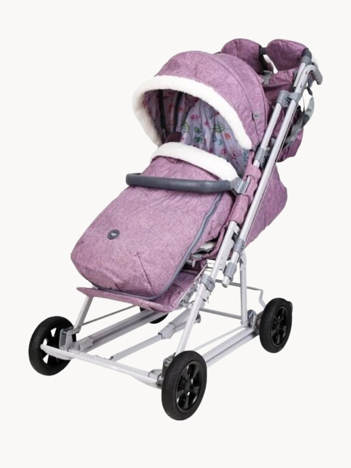 Санки-коляска Nika Ника детям 8-3Н вересковый