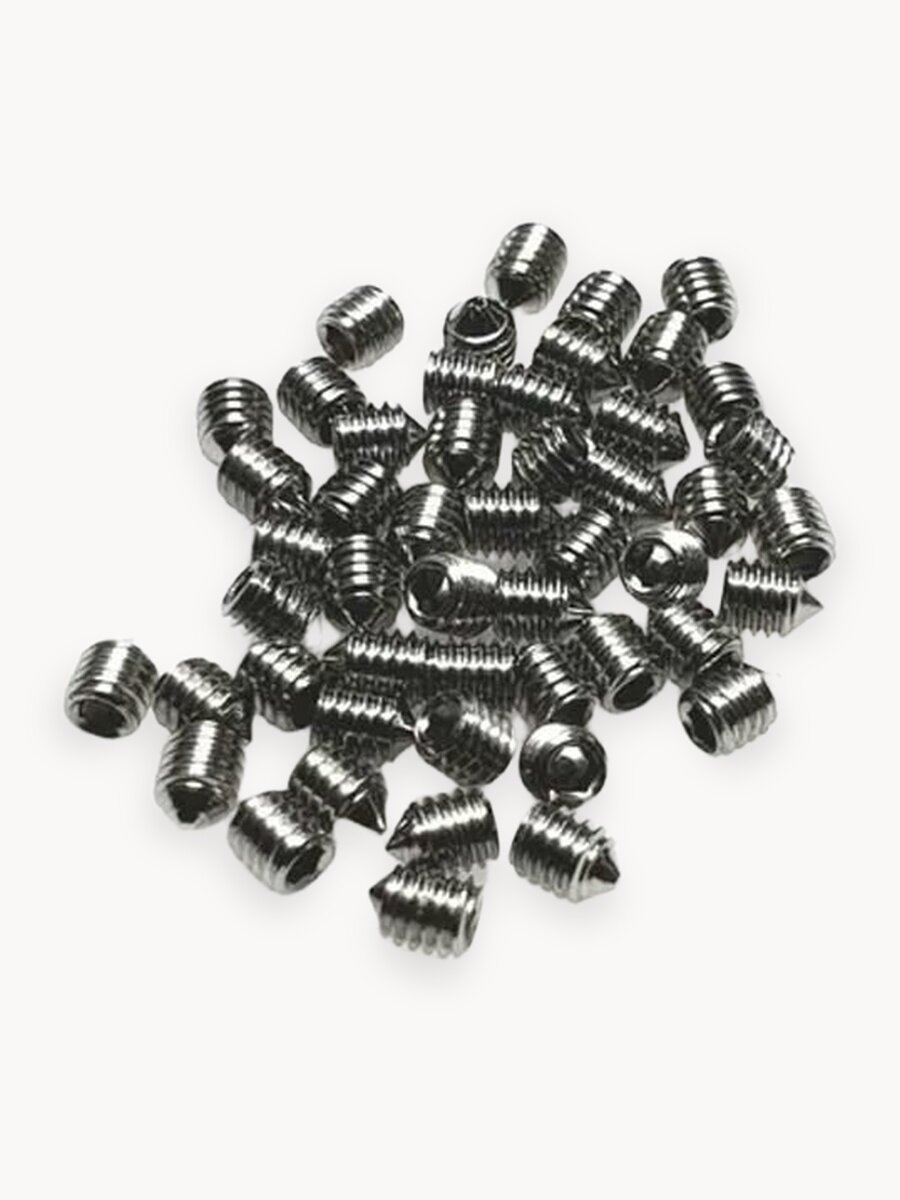 Винт установочный М 4х5 из нержавеющей стали А2, DIN 914, 50 шт.