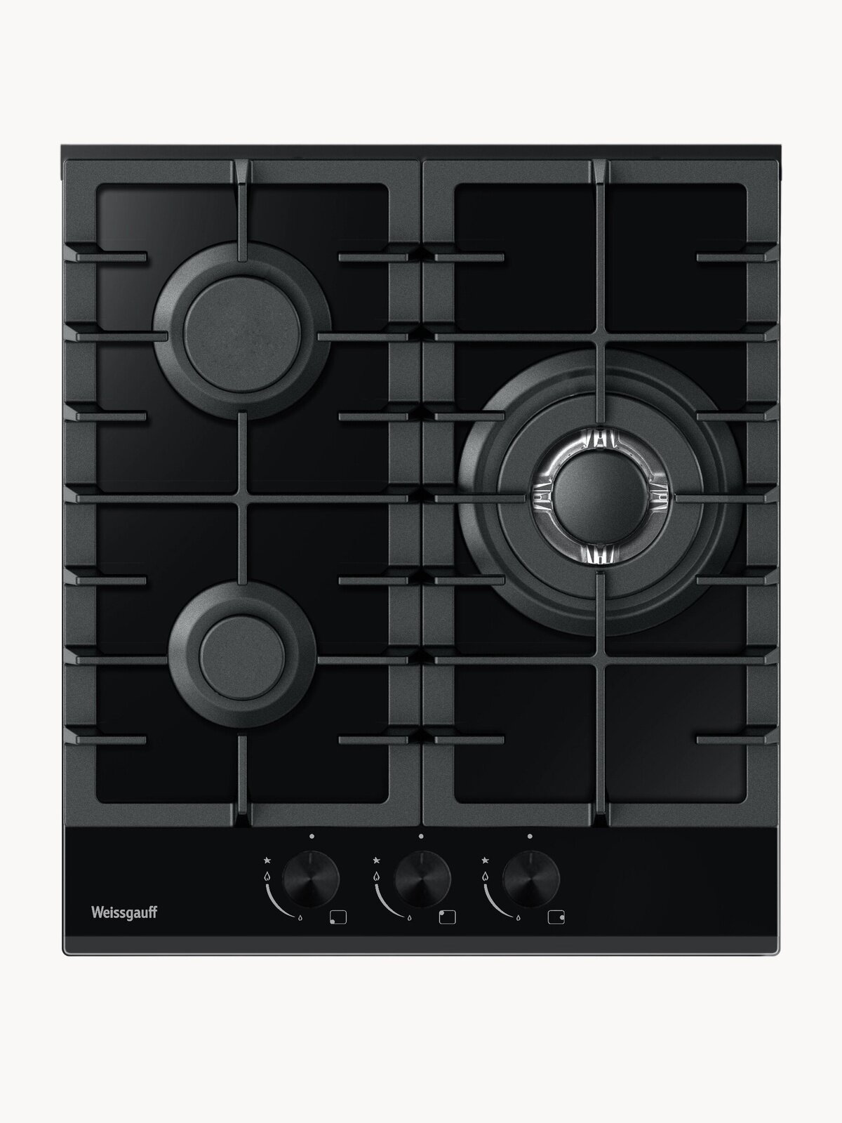 Варочная панель Weissgauff HG 451 BFh, автоматический электроподжиг