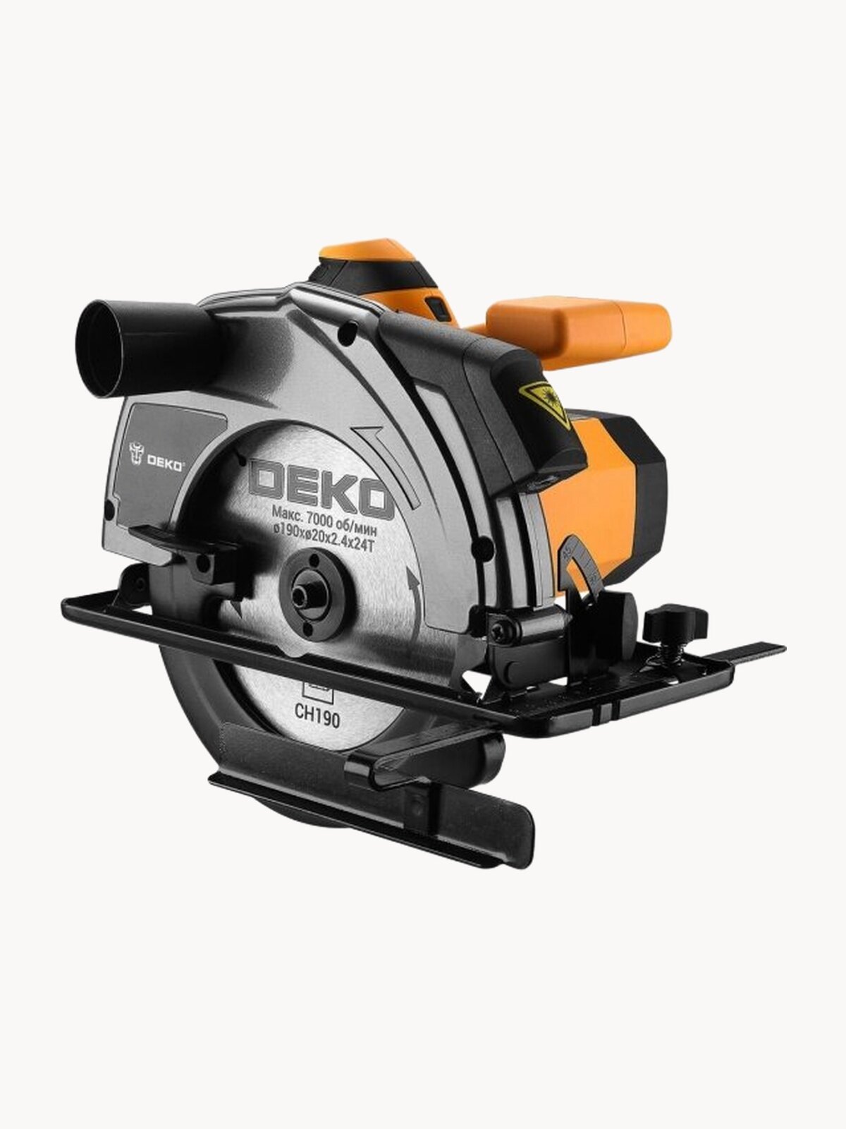 Пила дисковая Deko CSDK-1600, 1600Вт, 190мм (085-1151)