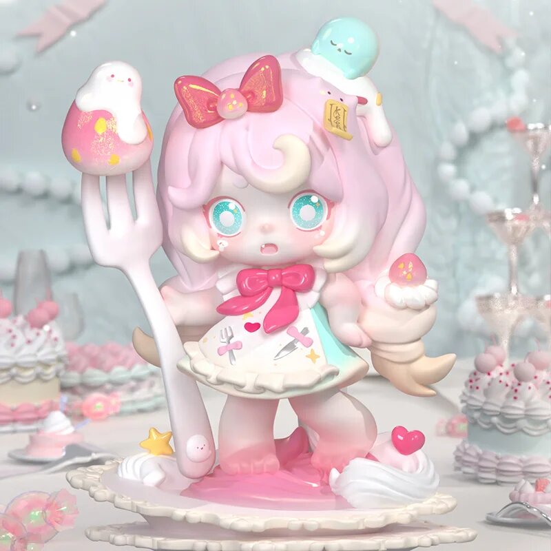 Keeno Miracle Feast, набор фигурок Розовый, Creamy Strawberry
