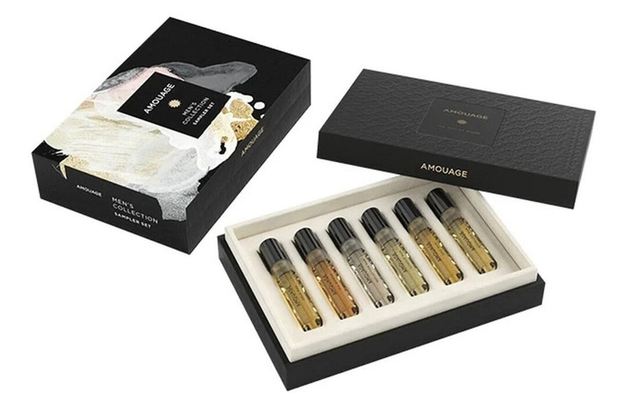 Amouage Парфюмерный набор Men's Collection sampler set, 6 флаконов по 2 мл